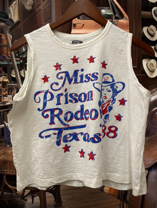 Miss Texas Prison Rodeo 1980's Muscle Crop Top – Country Deep