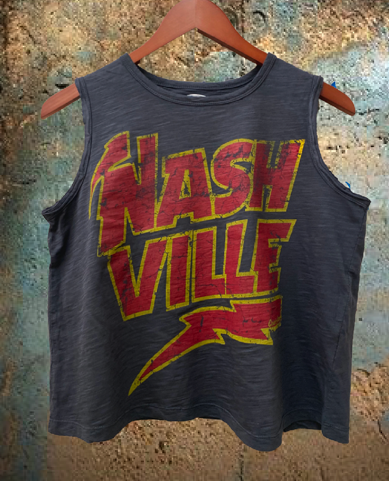 Nashville Rocks Muscle Crop Top – Country Deep