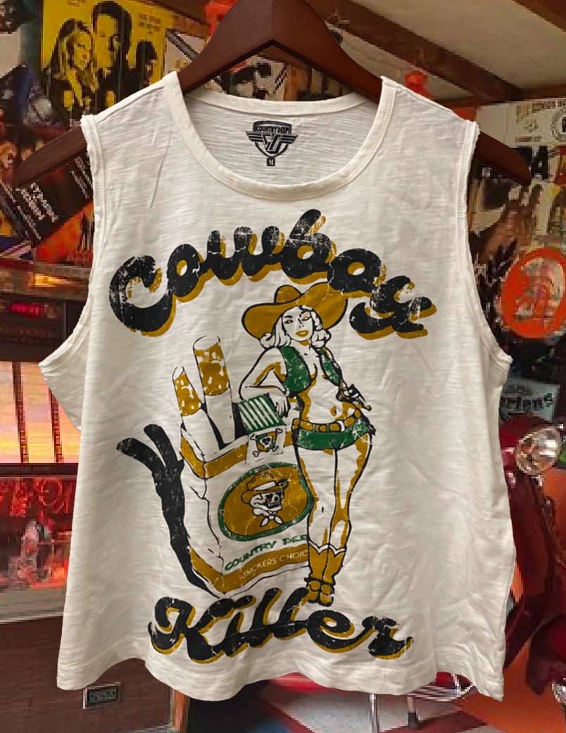 Cowboy Killer Muscle Crop Top – Country Deep